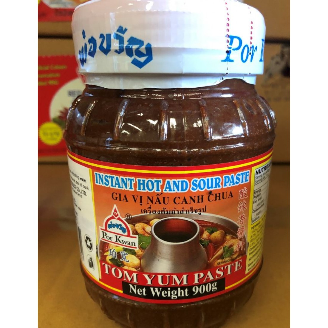 Por Kwan Tom Yum Paste 900g