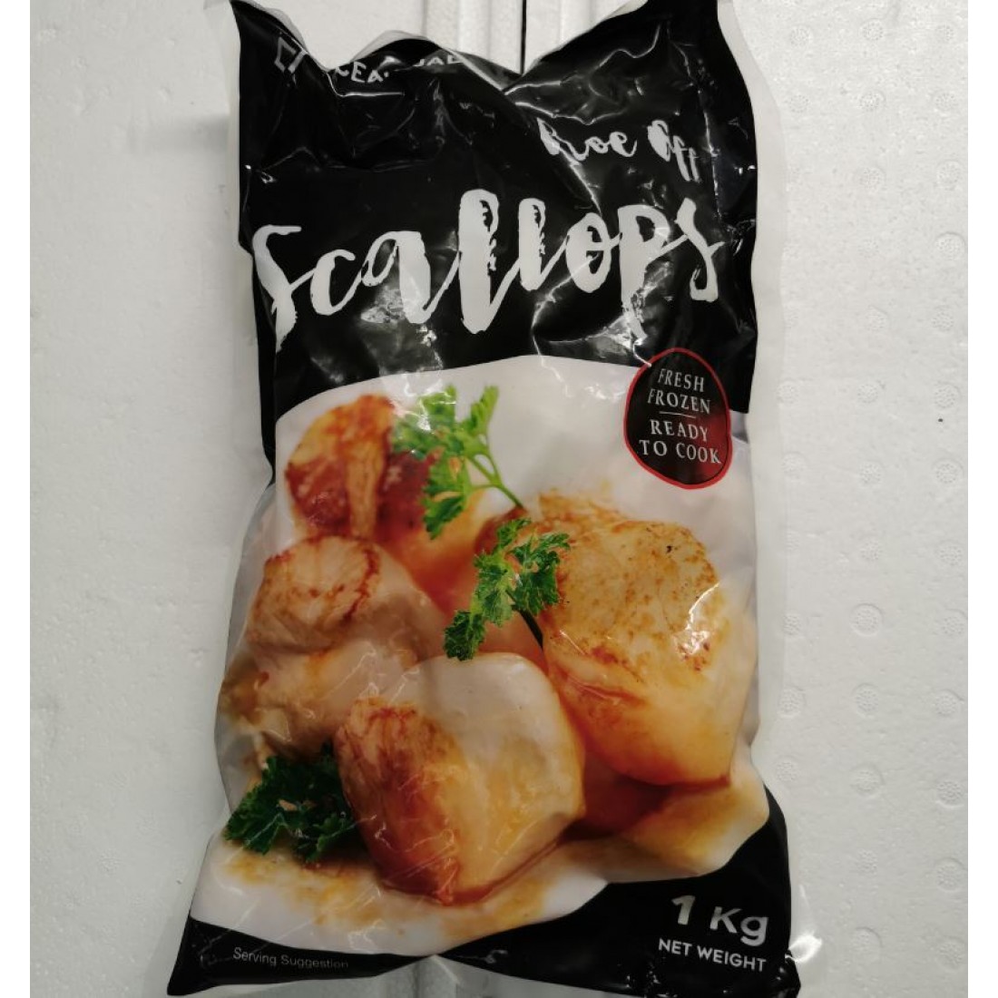 Scallops Fresh Frozen Ready To Cook 1kg Pack